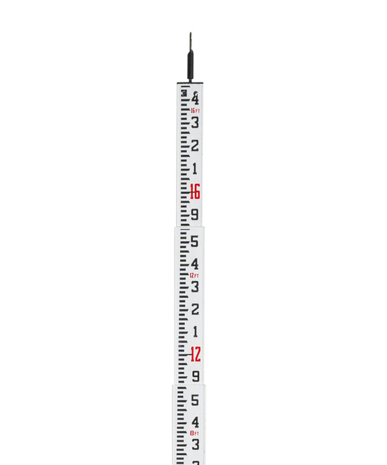 Seco 16 ft Fiberglass Level Rod – Tenths